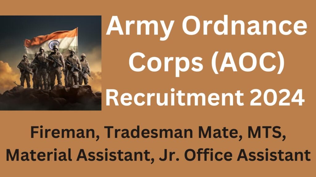 AOC Recruitment 2024, Admit Card for 723 Group C Posts, Check Latest ...